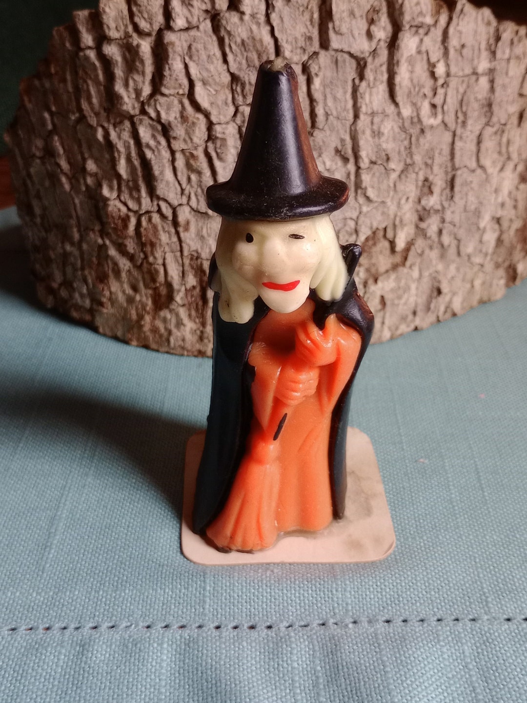 Vintage Gurley Halloween Candle Hunchback Winking Witch With - Etsy