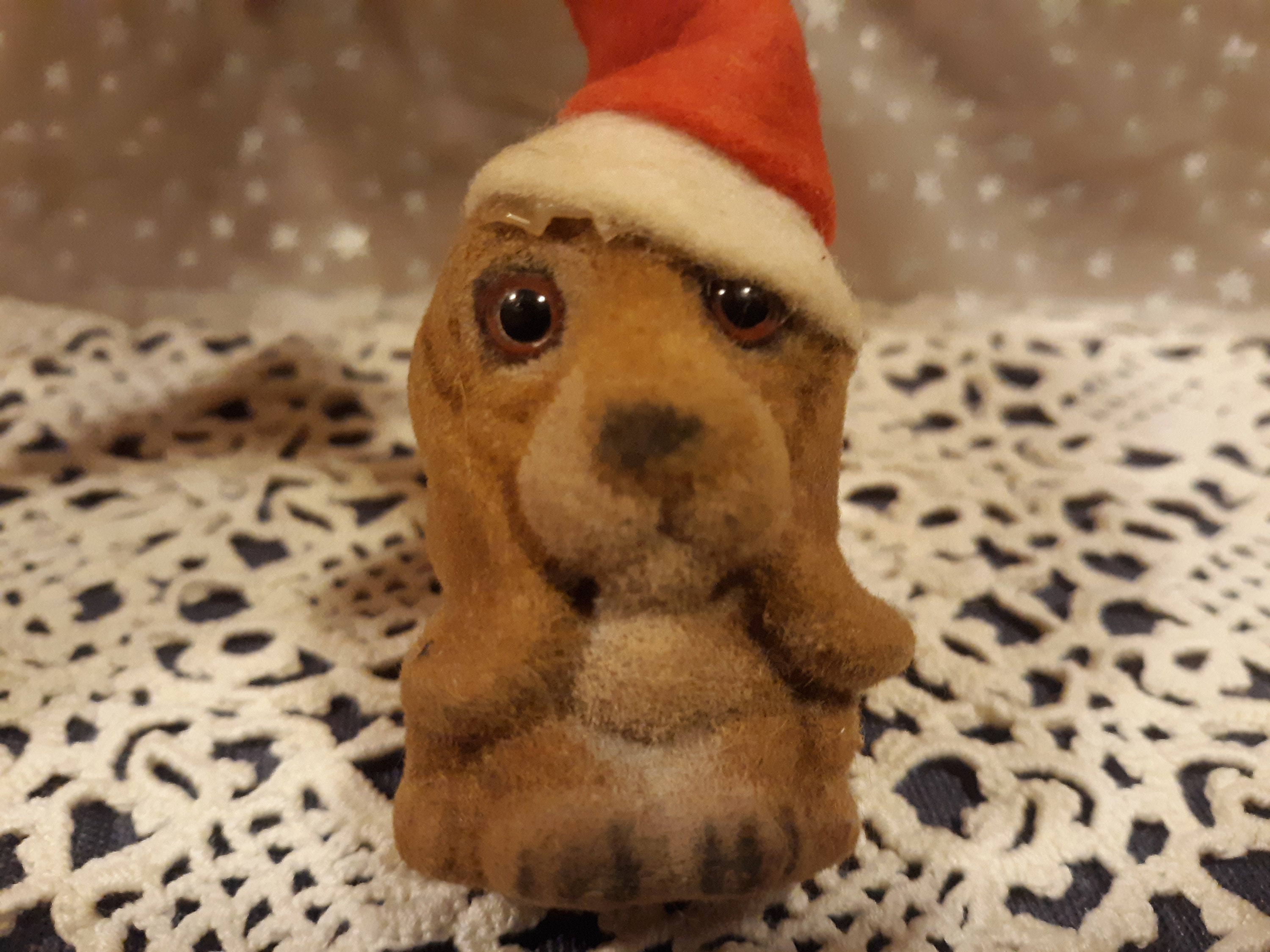 Collectibles Figurines & Knick Knacks Vintage Flocked Animal Trio; Dog ...