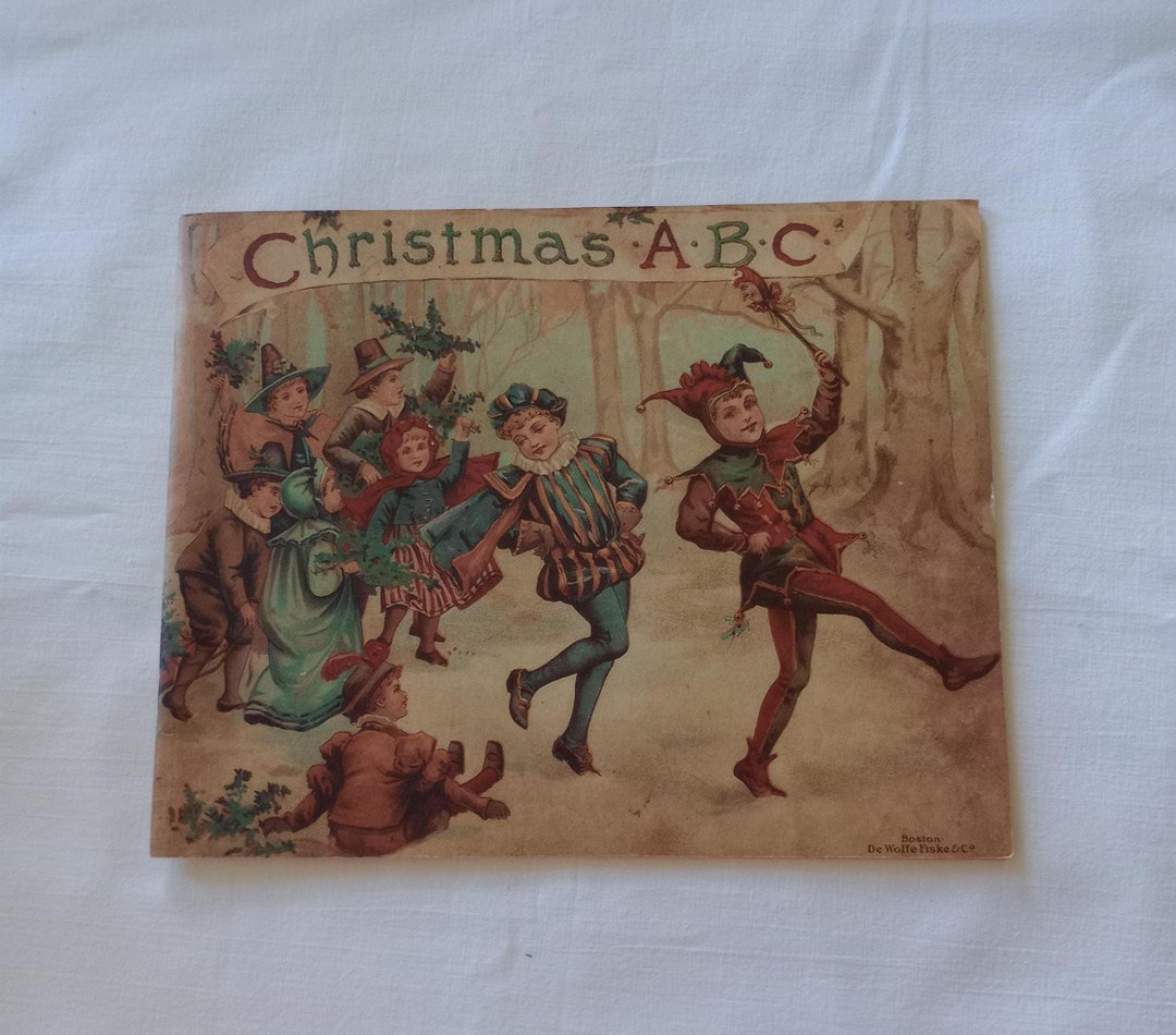 Victorian "christmas Abc" Book 1880 Reproduction Vintage Softcover ...
