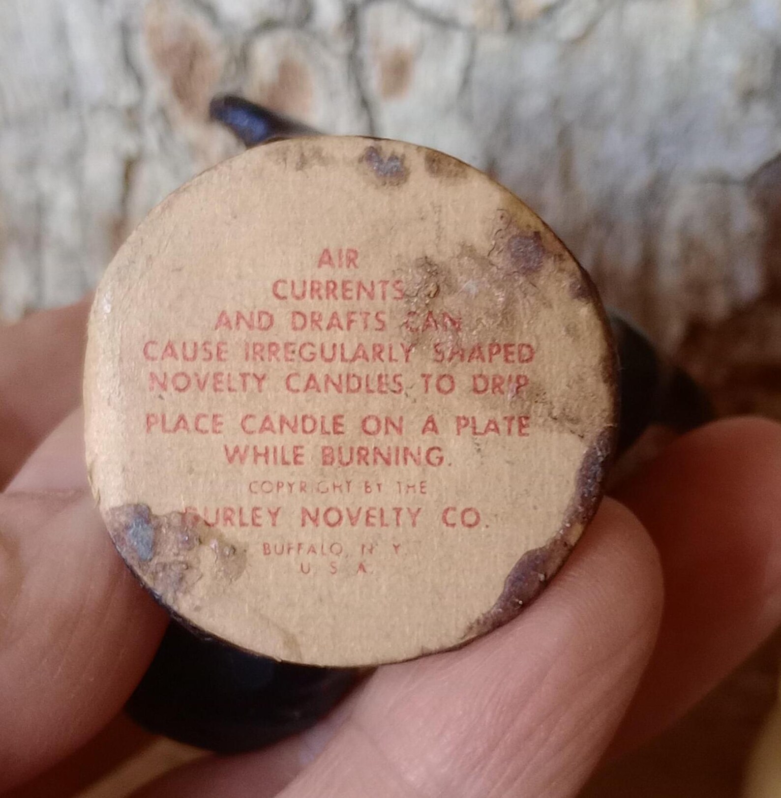 2 Gurley Thanksgiving Turkey Candles W/ Labels, Unlit Midcentury ...