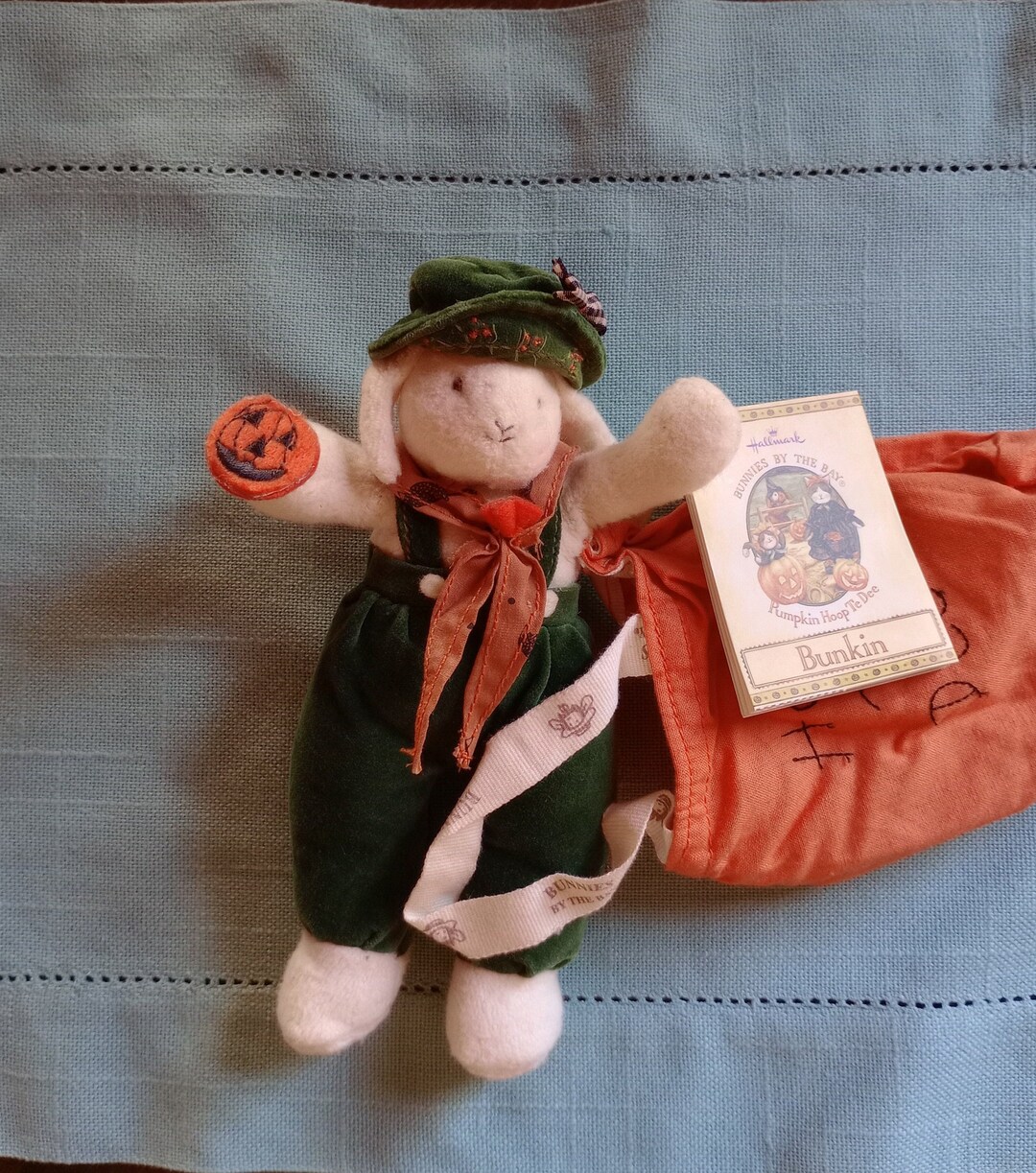 HTF Vintage Stuffed Halloween Hallmark Bunnies by the Bay "bunkin ...