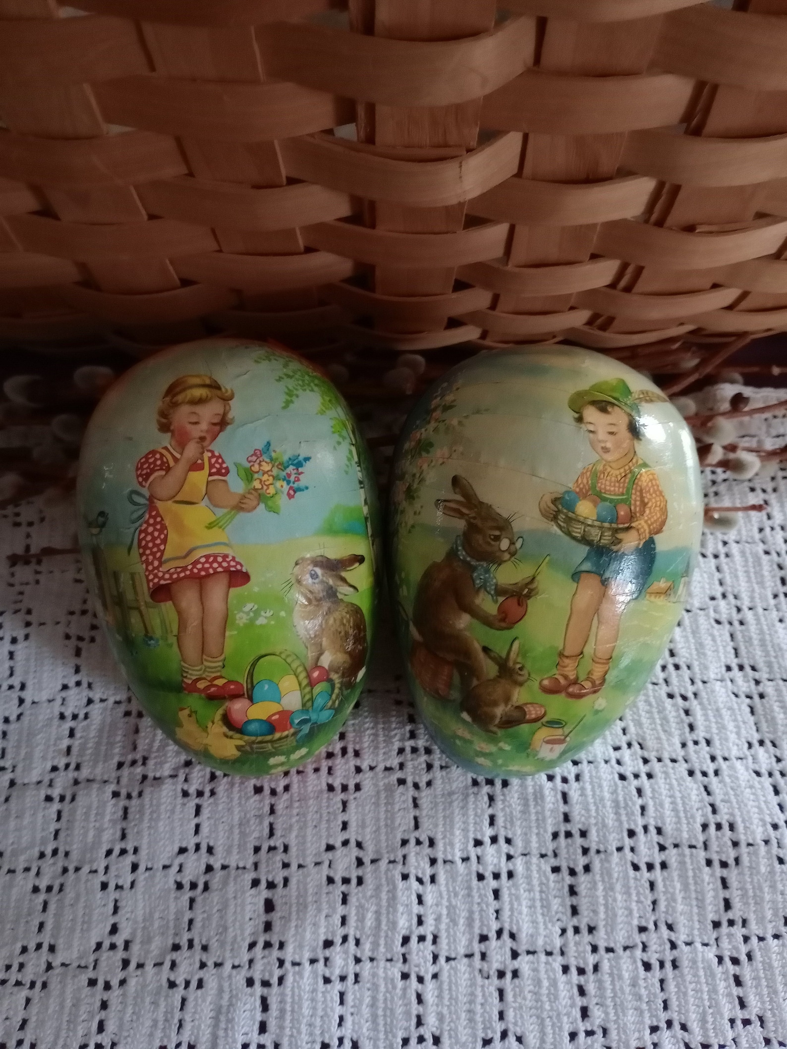 German Paper Mache Easter Eggs- German Easter Traditions