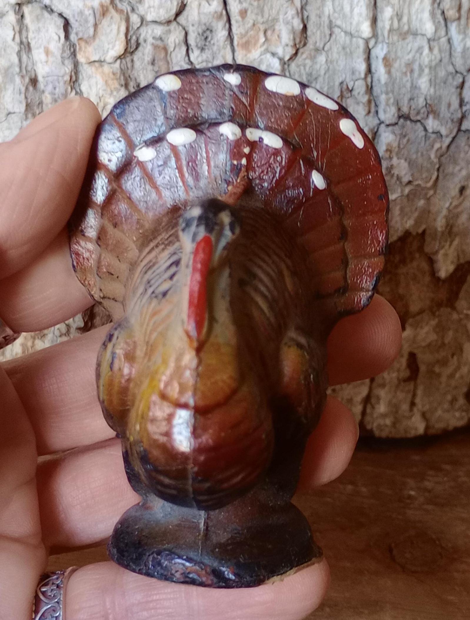 2 Gurley Thanksgiving Turkey Candles W/ Labels, Unlit Midcentury ...