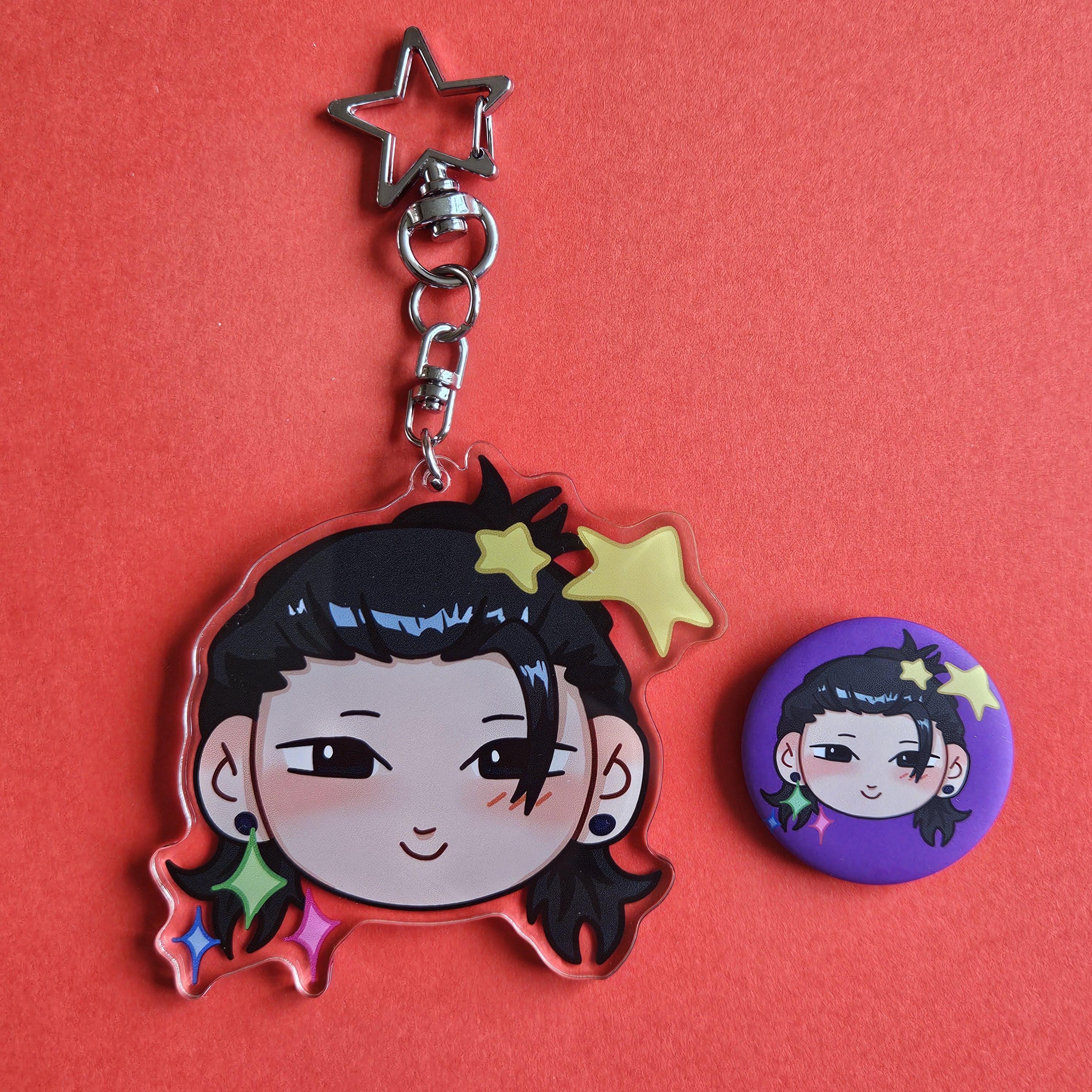 Jujutsu Kaisen, JJK Keychains/badges - Etsy