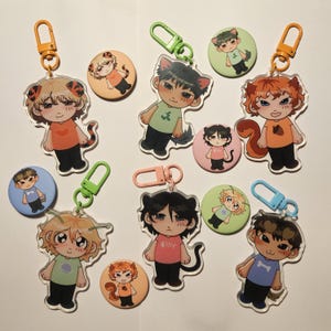 P1harmony Keychains / Button Badges. - Etsy
