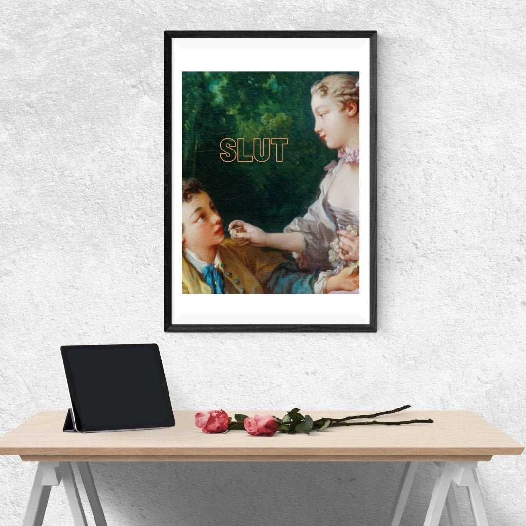 Feminist Baroque Print - Etsy