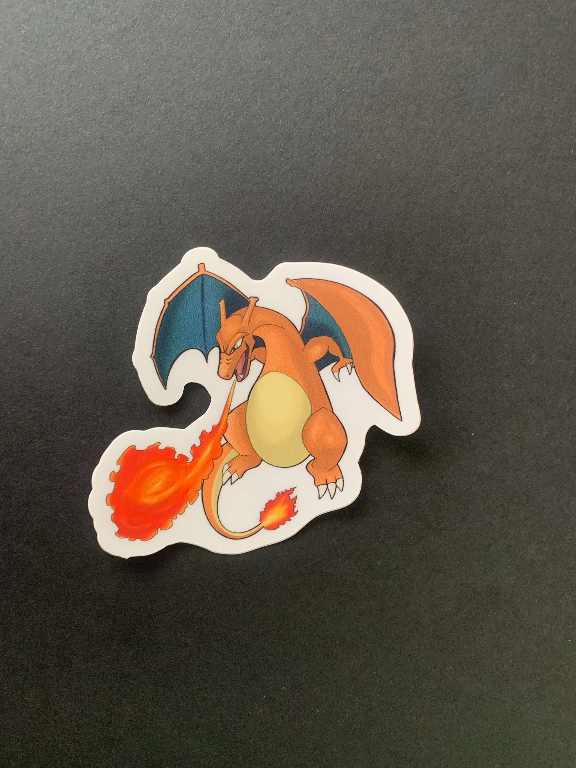 Charizard premium vinyl sticker | Etsy