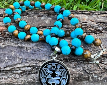 Obsidian Aztec Mirror - Etsy