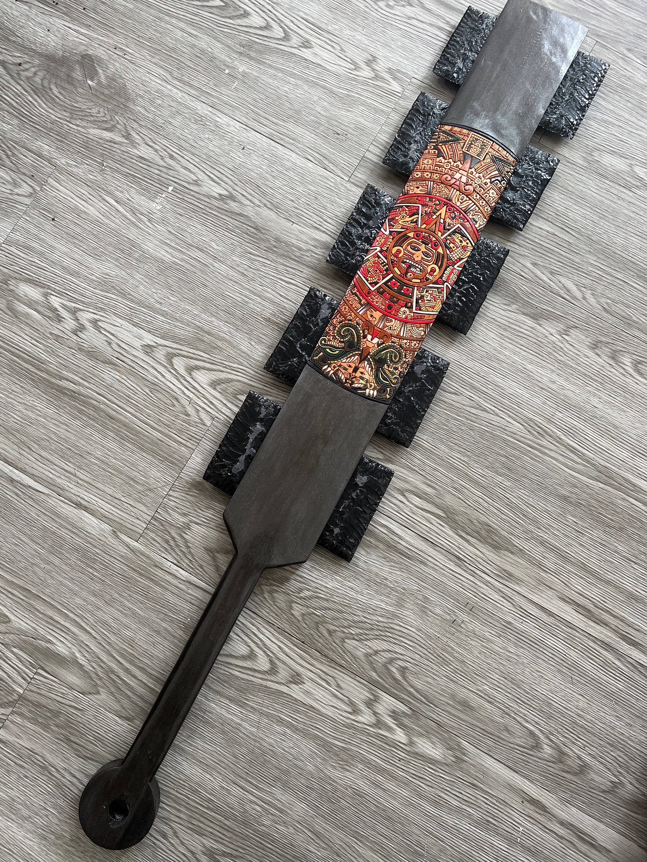 Aztec Obsidian Sword