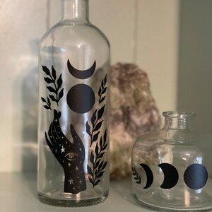 Moon Phase Jars Celestial Vases - Etsy
