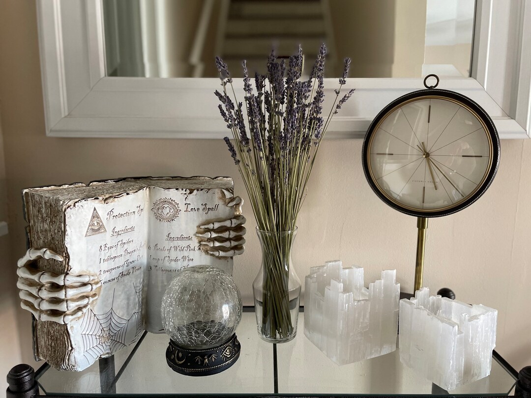 Dried Lavender Arrangement | Fresh Lavender Bundle & Glass Vase - Etsy
