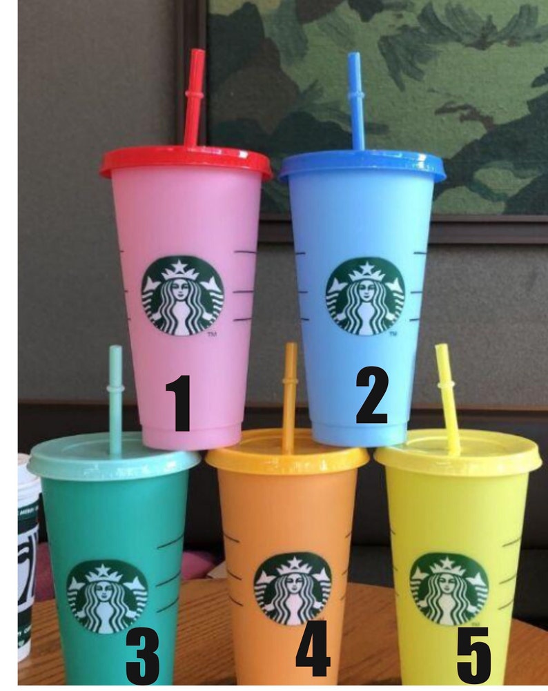 Starbucks Color Changing Cold Cup 24oz / Cold Cup/starbucks - Etsy