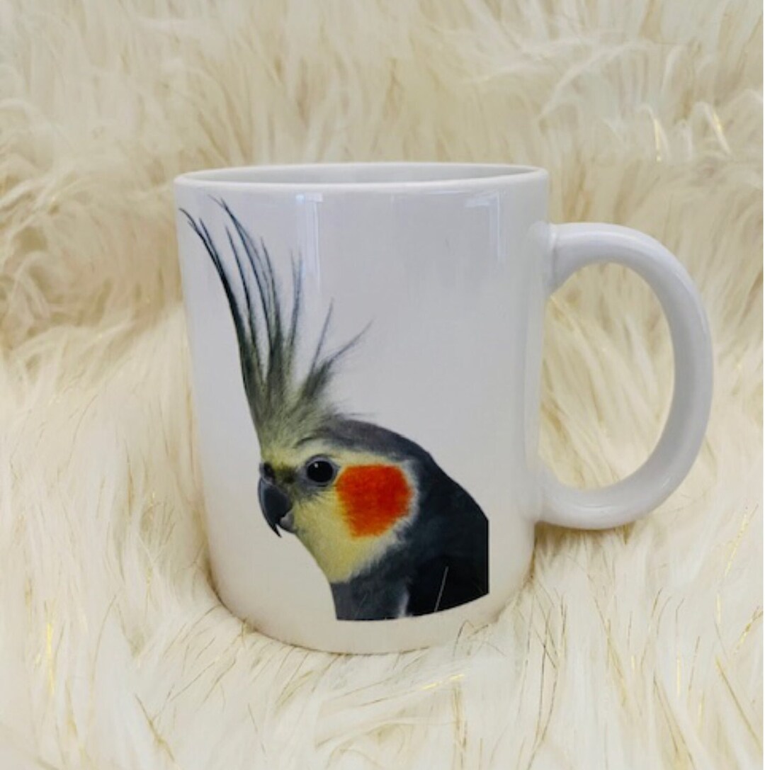 Cockatiel Bird Coffee Mug/cocktiel Bird Lovers Mug/morning Coffee With ...