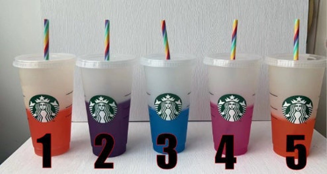 Starbucks Color Changing Cold Cup 24oz / Cold Cup/starbucks Reusable ...