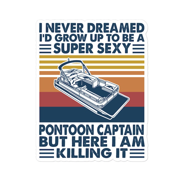 Pontoon Boat Birthday Card - Etsy