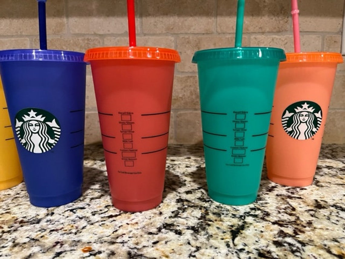 Starbucks Color Changing Cold Cup 24oz / Cold Cup/starbucks - Etsy