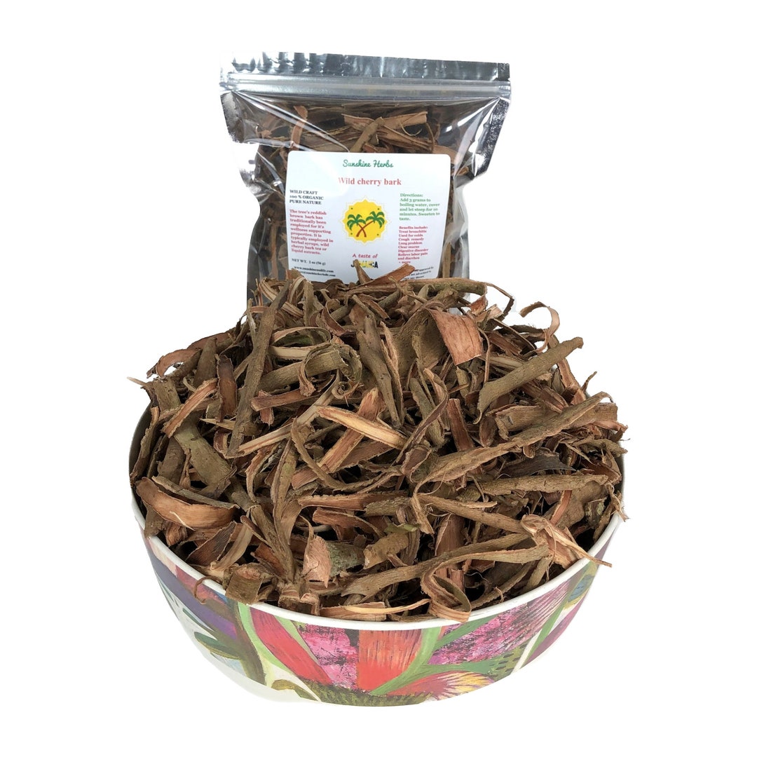 Wild Cherry Bark Strips | Jamaican Organic | Herbal Bark | Toxic Free ...