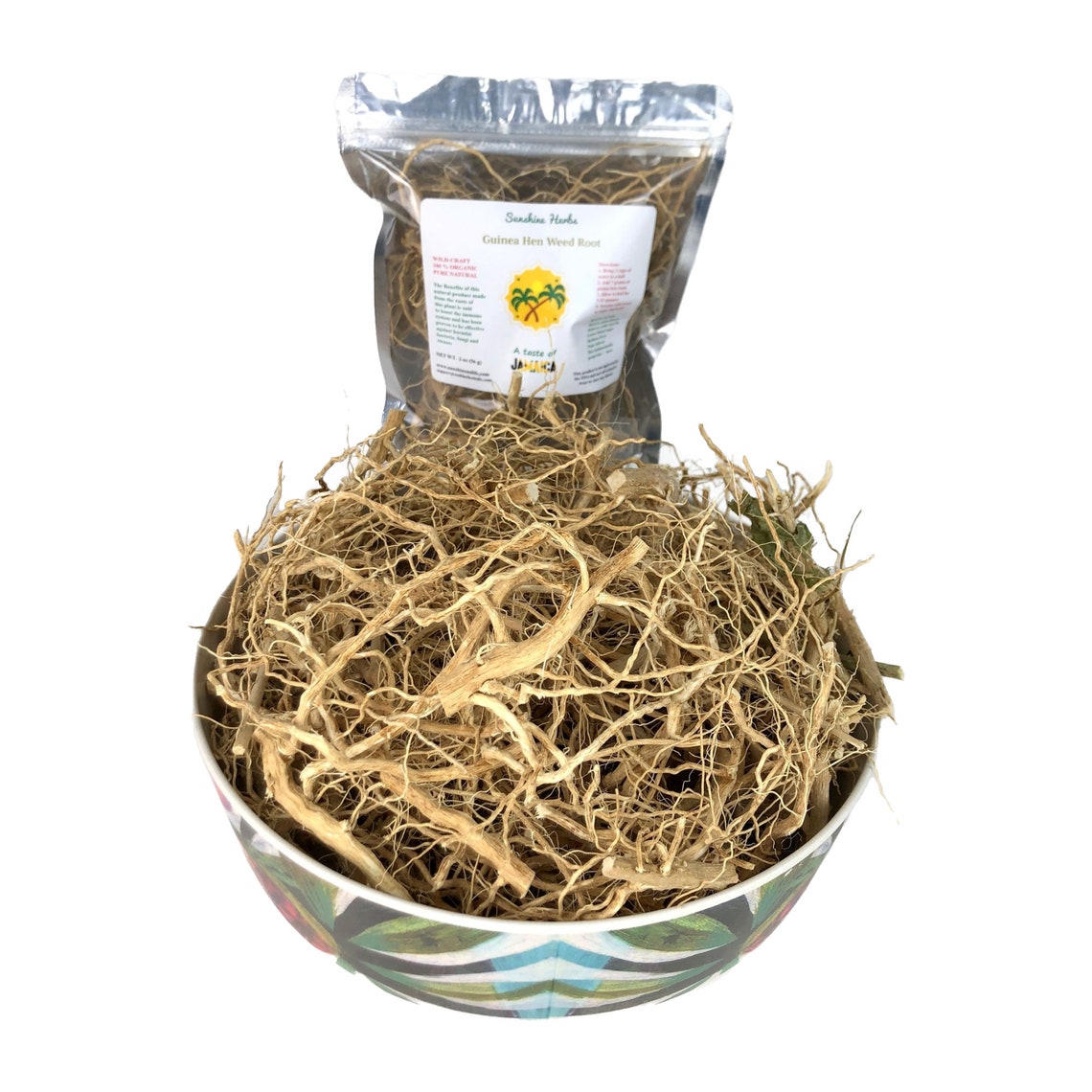 Guinea Hen Weed Roots | Jamaican Wildcraft Harvest | Pure Anamu Root ...