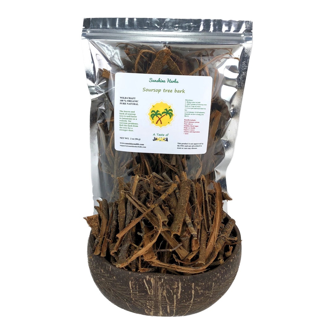 Soursop Tree Bark | All Natural | Graviola | Herbal Bark | Jamaican ...