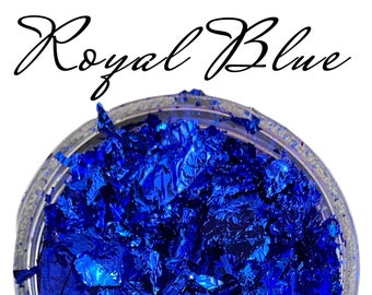 Royal Blue Flakes - Etsy