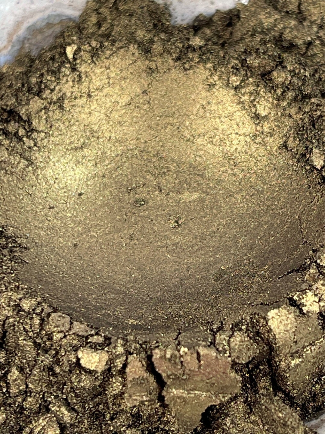 Dark Golden Olive Pearl Mica Powder 1 Oz. - Etsy