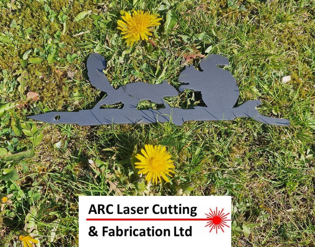 Steel Garden Tree Stakes Garden Art Various Animals Designed - Etsy