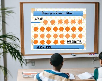 24x18poster SIZE Classroom Reward Chart Instant - Etsy