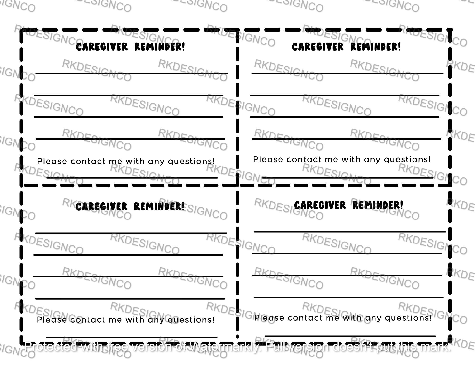 Notes From Teacher Bundle/classroom Management Templates IEP Reminder ...