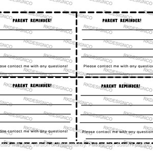 Notes From Teacher Bundle/classroom Management Templates- IEP Reminder ...