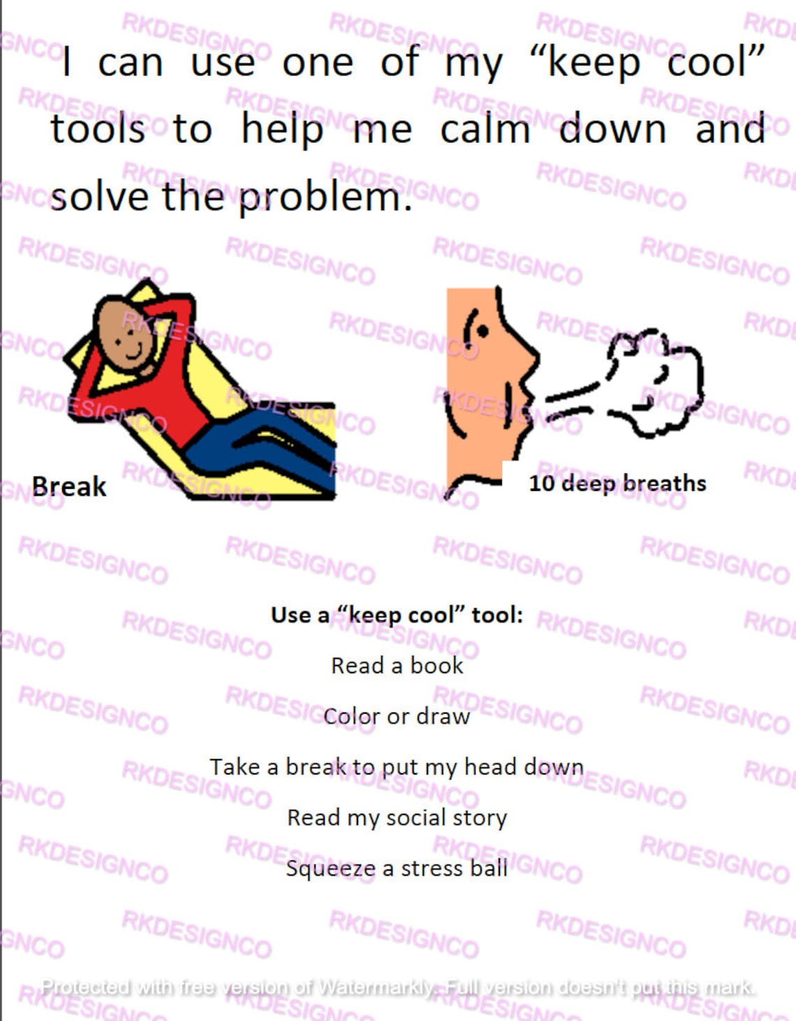 Social Story-i'm Really, Really Upset A Social Story About Anger and ...