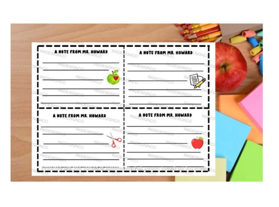 Notes From Teacher Bundle/classroom Management Templates- IEP Reminder ...