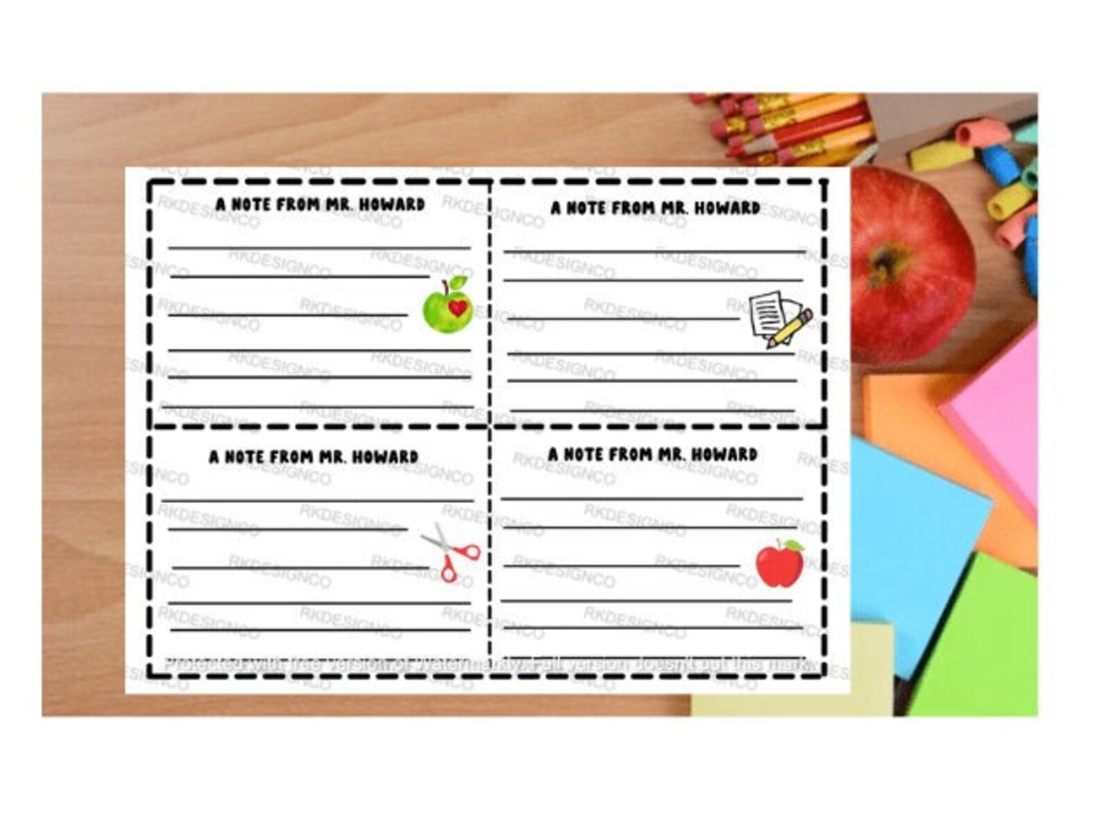 Notes From Teacher Bundle/classroom Management Templates IEP Reminder ...
