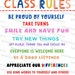 Wall Art, Large Classroom Rules Poster-18 X 24 EDITABLE - Etsy