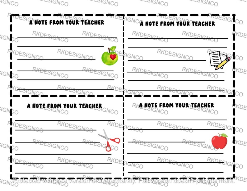 Notes From Teacher Bundle/classroom Management Templates IEP Reminder ...