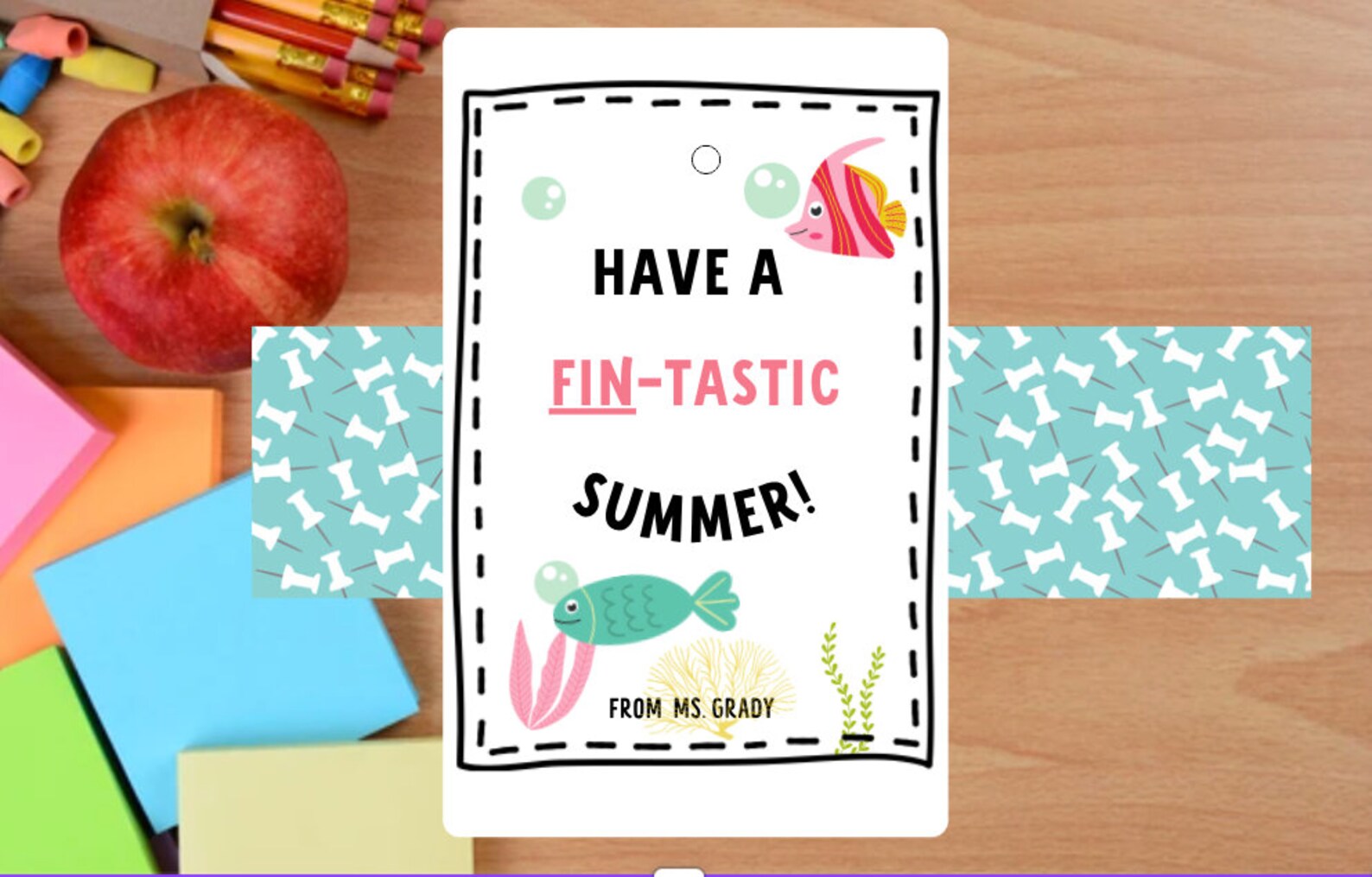 End of the Year PRINTABLE Gift Tags-instant Download School Classmate ...