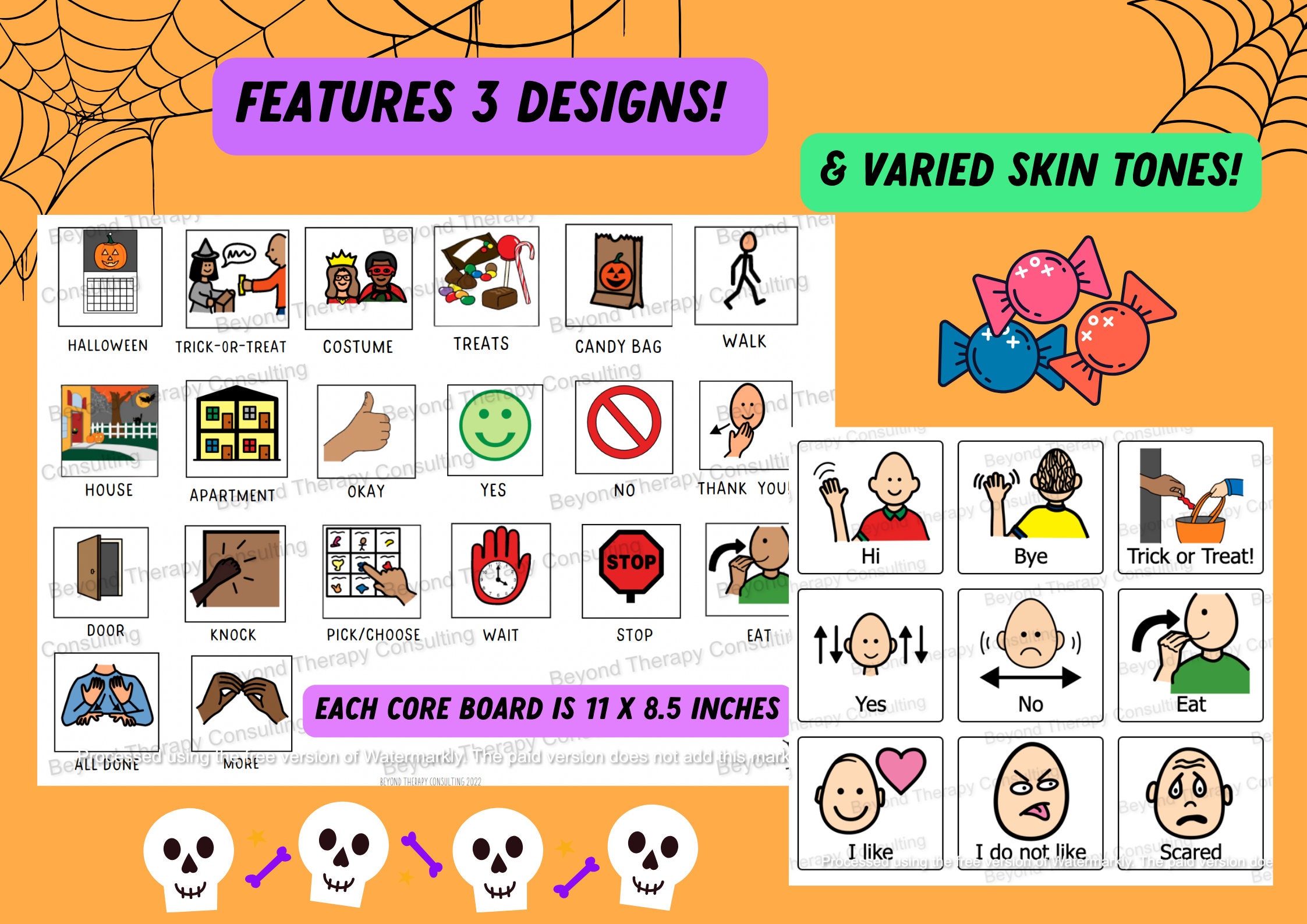 Halloween|autism| Nonverbal| Autistic| Asd|communication Core Board ...