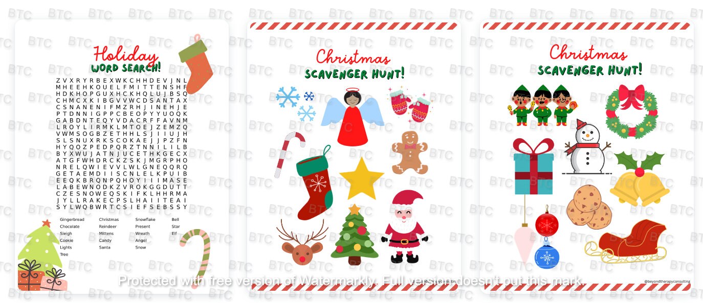 Holiday Activity Busy Bundle for Kids Coloring Pagesword ...