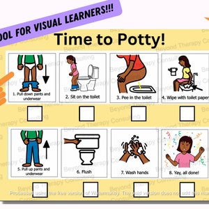 Toilet Training Visual Aids for Kids- INSTANT DOWNLOAD! - Etsy