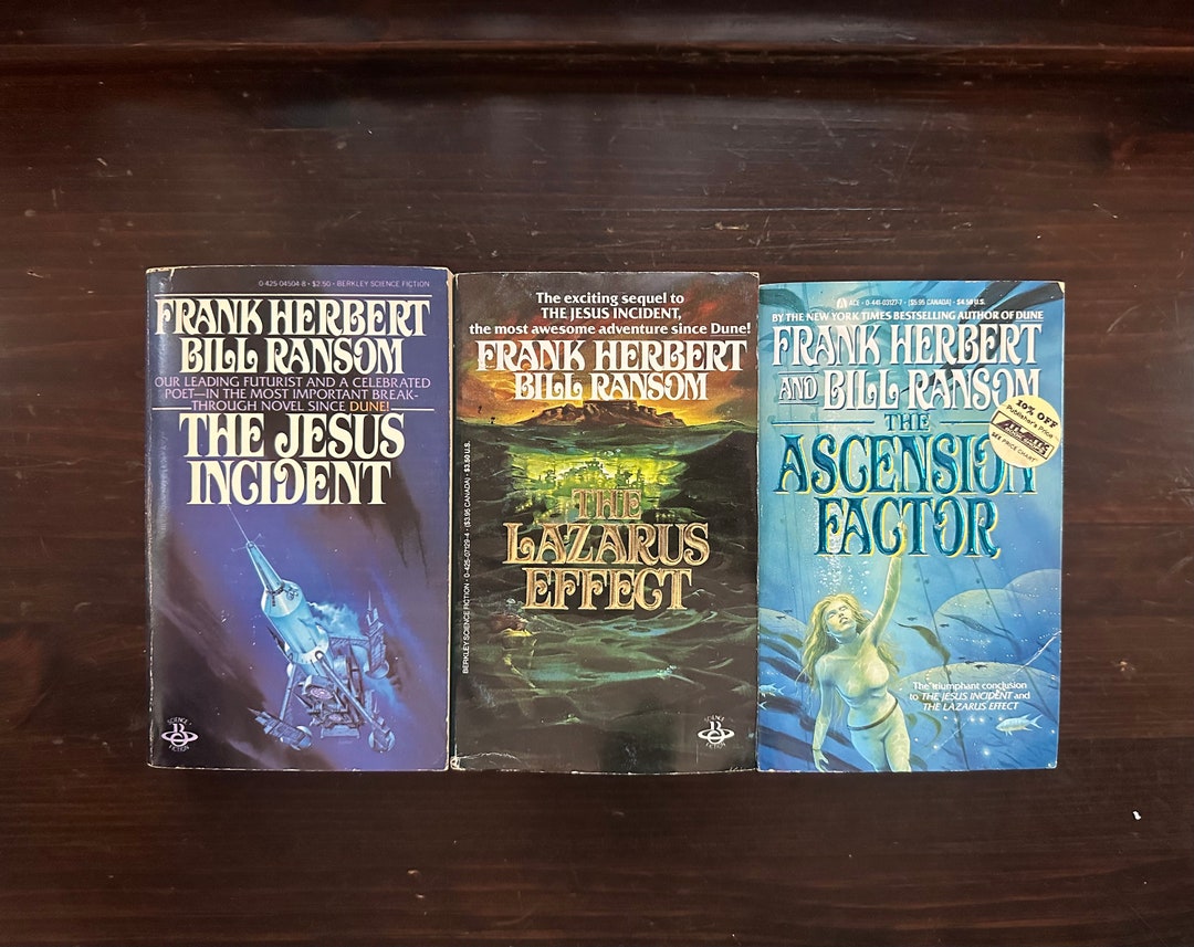 Frank Herbert and Bill Ransom the Jesus Incident, Lazarus Effect ...