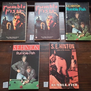 S.E. Hinton Vintage Dell/laurel Paperback Editions the Outsiders, That ...
