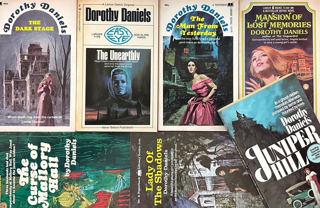 Gothic Romance Dorothy Daniels Novels Vintage Horror Mystery Satanic ...