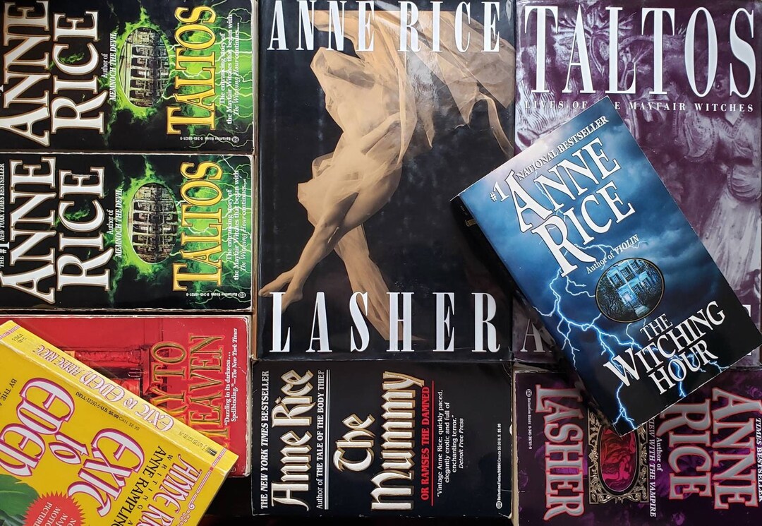 Anne Rice Mayfair Witches/lasher/mummy/exit to Eden Ballantine ...
