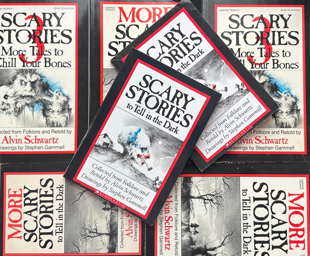 Scary Stories to Tell in the Dark Trilogy by Alvin Schwartz Illustrated ...