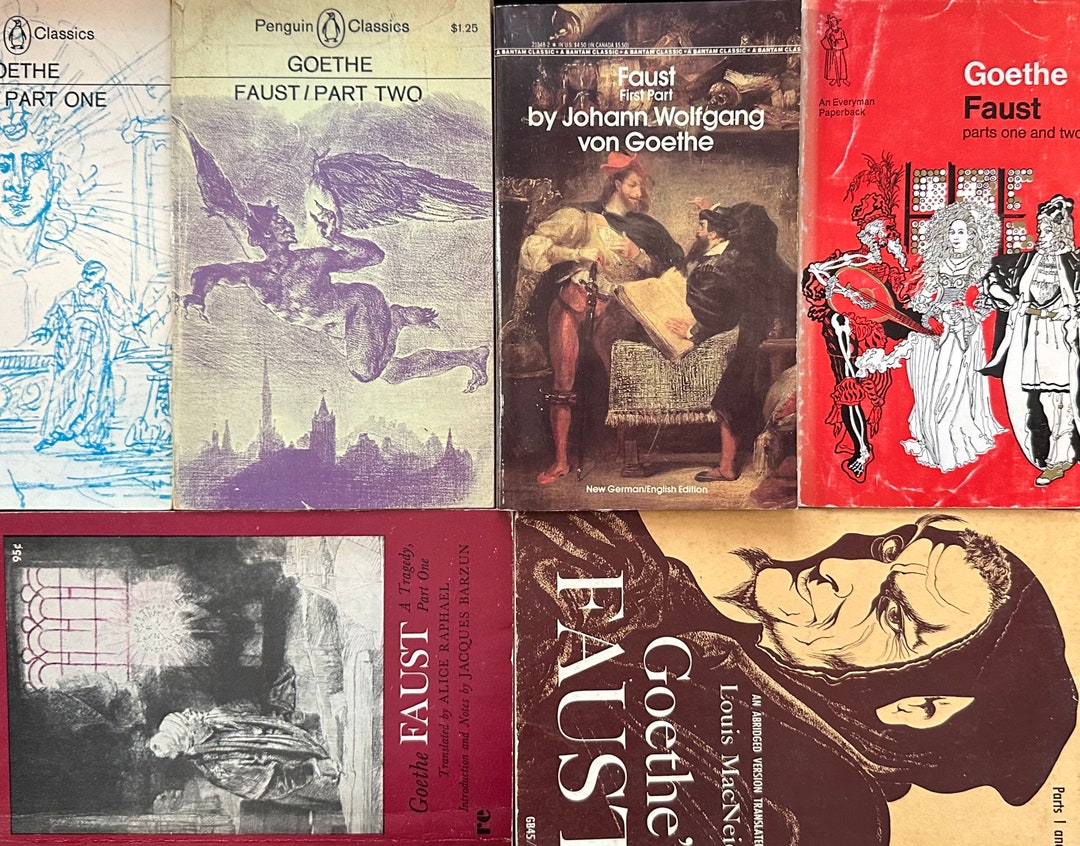Goethe’s Faust A Tragedy in 2 Parts Vintage Translations and Editions ...