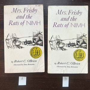 Mrs. Frisby and the Rats of NIMH, Racso, Rt, Margaret by Robert C. O ...