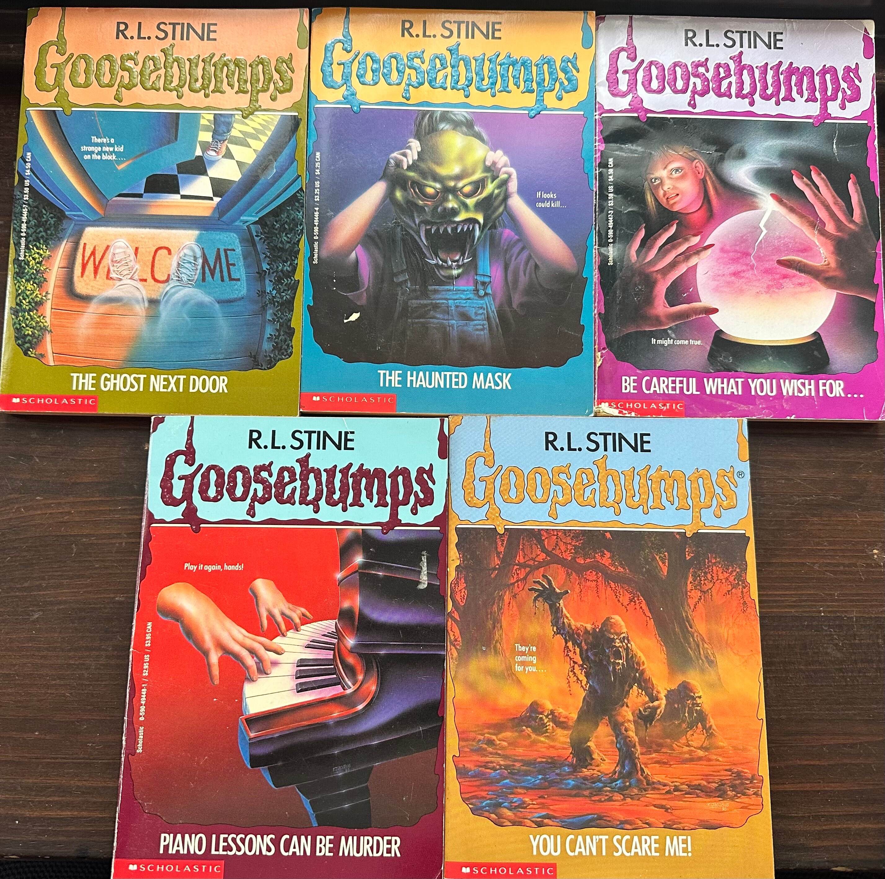 Goosebumps Original Vintage RL Stine Books Haunted Mask - Etsy