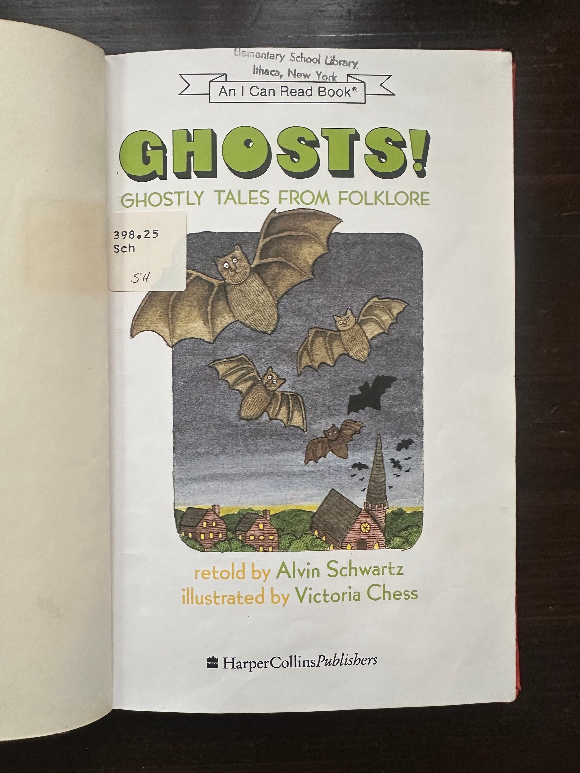 Ghosts! Ghostly Stories From Folklore by Alvin Schwartz Illustrated by ...