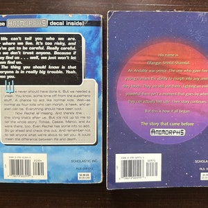 Animorphs, Alternamorphs, Megamorphs, Andalite Chronicles by KA ...