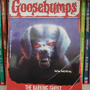 Goosebumps #32 the Barking Ghost WITH Pull-out POSTER Attached by R.L ...