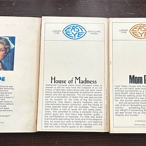 Gothic Romance Novels Vintage Horror Mystery Satanic Thrillers Clarissa ...